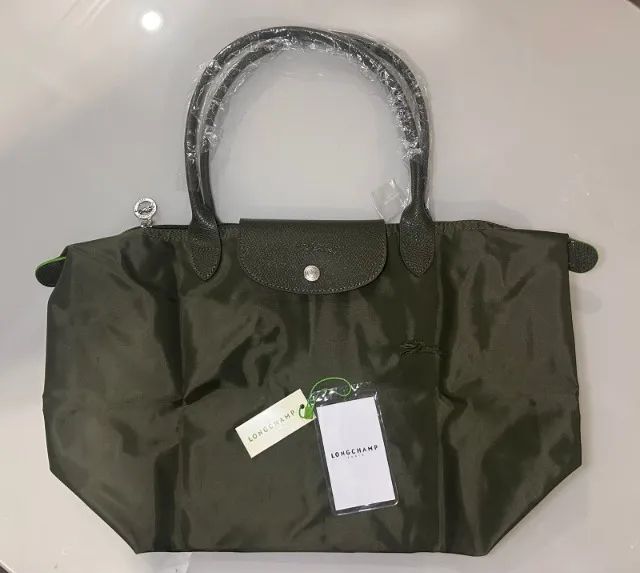 Bolsa Longchamp Paris Clássica Original Verde Oliva - Bolsas, malas e ...