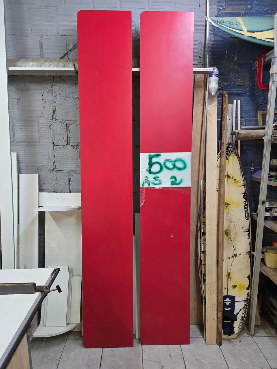 Prancha articulável de 3 metros X 40 cm pra lanchonete e comedorias ...