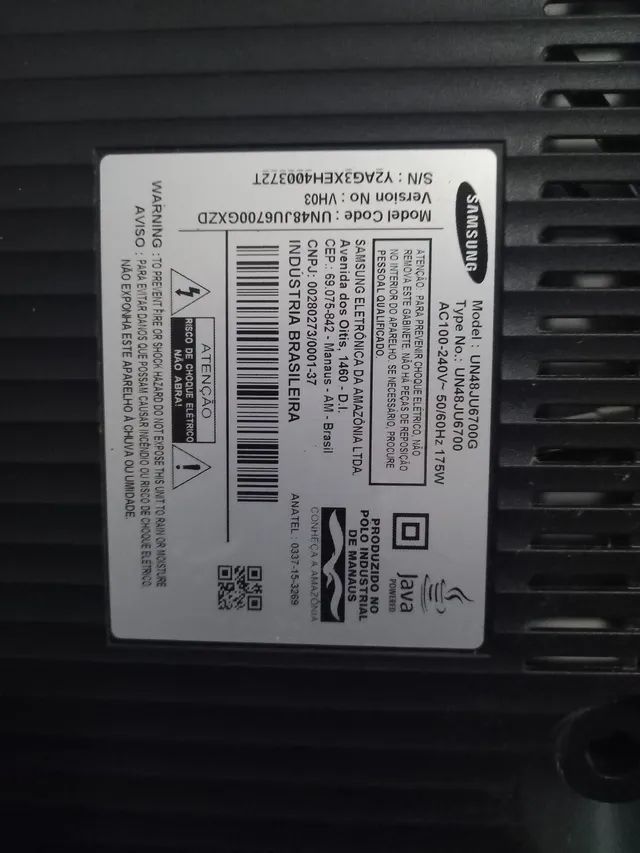 Tela da tv samsung 48 polegadas | +142 anúncios na OLX Brasil