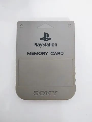 "memory card ps1 original" no Brasil