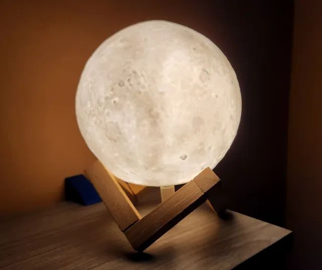 "luminaria de lua 3d" no Brasil