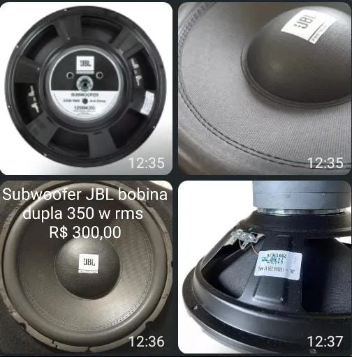 "subwoofer bobina dupla" no Brasil