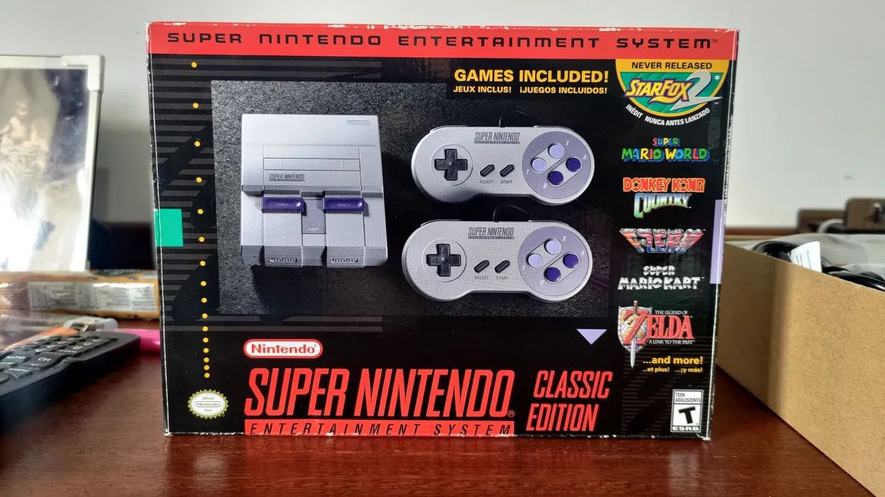 Super Nintendo classic mini, mais case . - Consoles de Vídeo Game ...