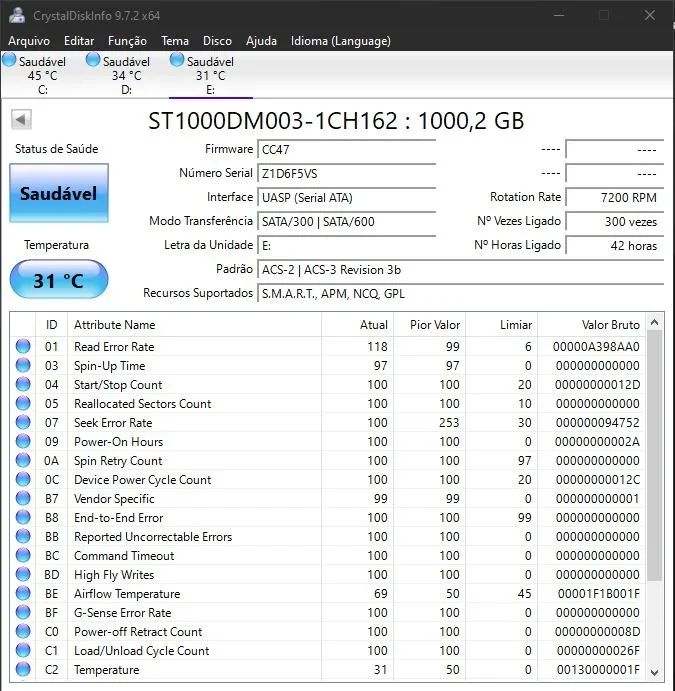 Disco rígido HDD de 2TB 1TB 320GB com case - Armazenamento - Olho D ...