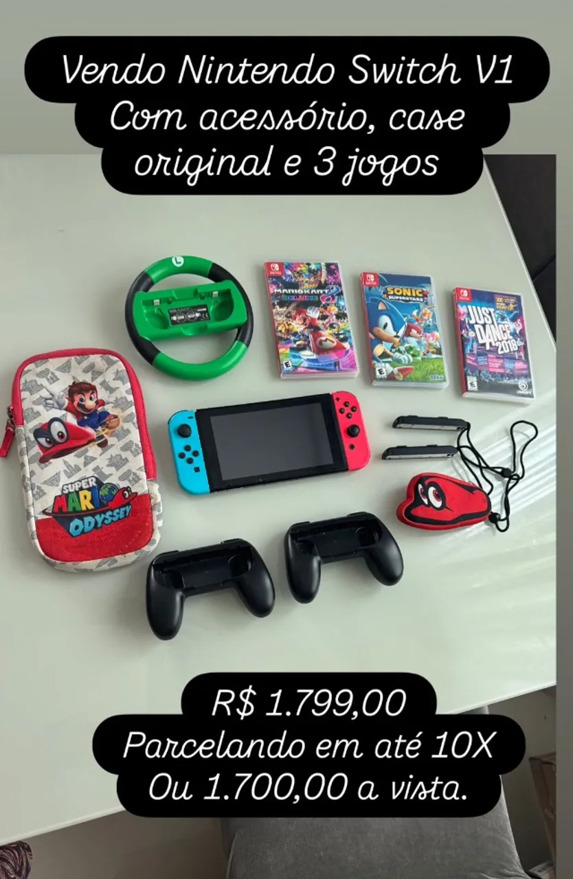 "nintendo switch venda" - Consoles de Vídeo Game no Brasil
