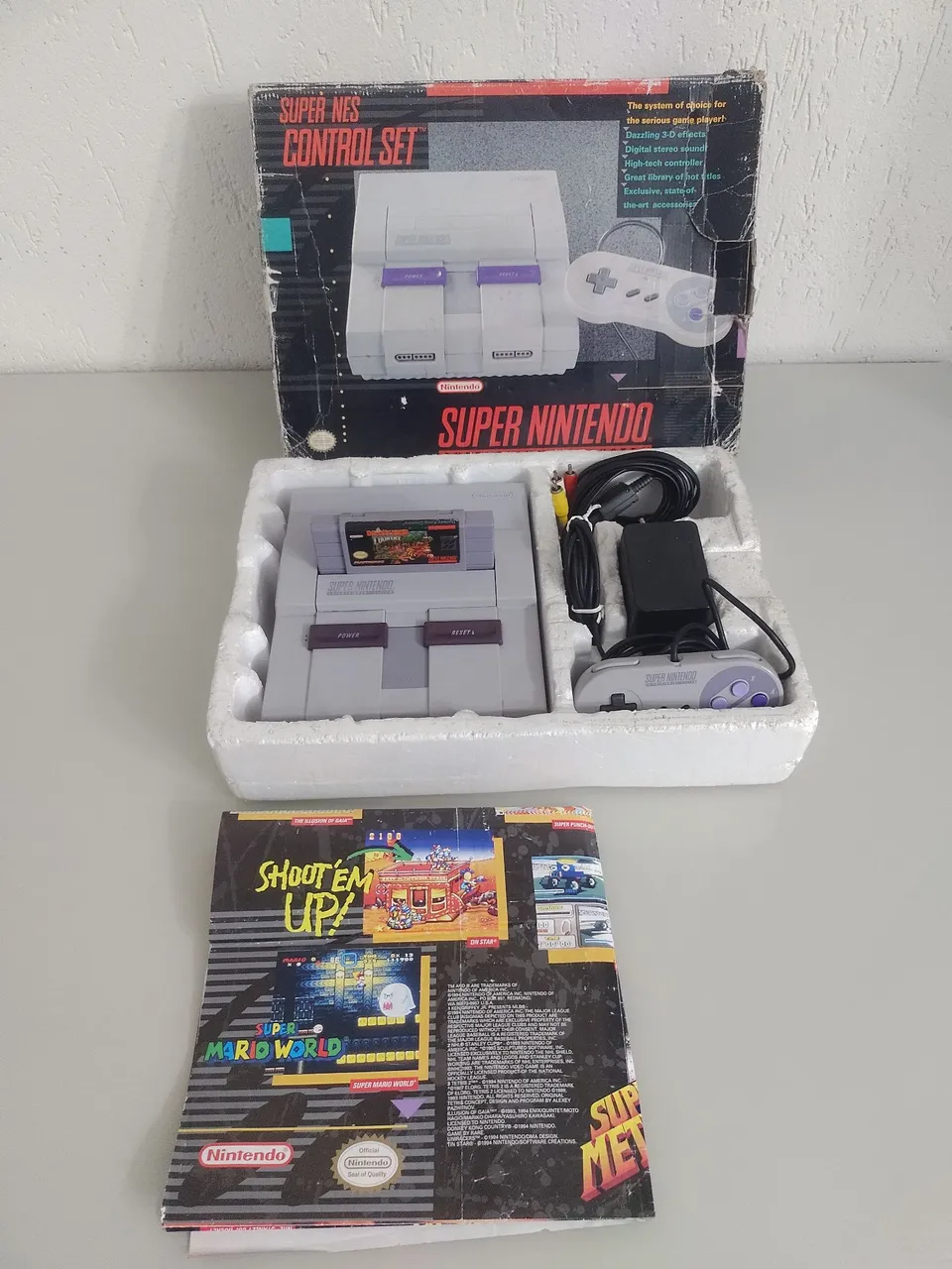 "super nintendo original" no Brasil