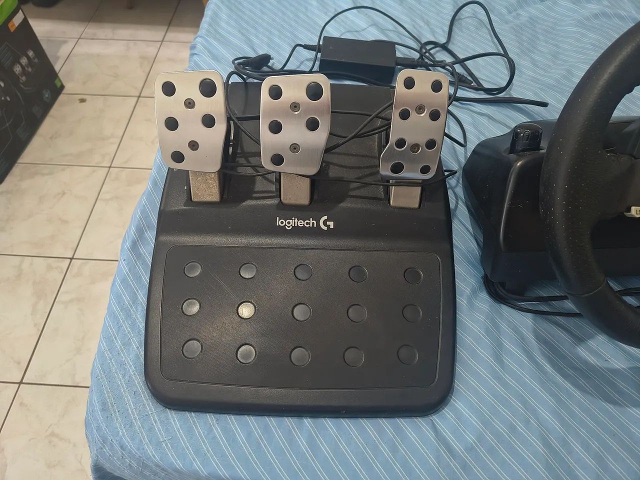 Volante Logitech G920 - Peças e Acessórios de Vídeo Game - Centro ...