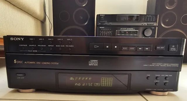 "sony cdp" no Brasil