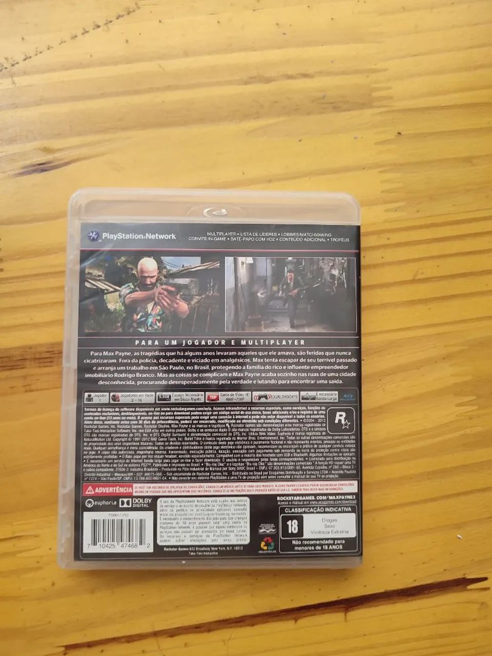 Max Payne 3 para ps3 - Jogos de Vídeo Game - Alvorada, Vila Velha ...