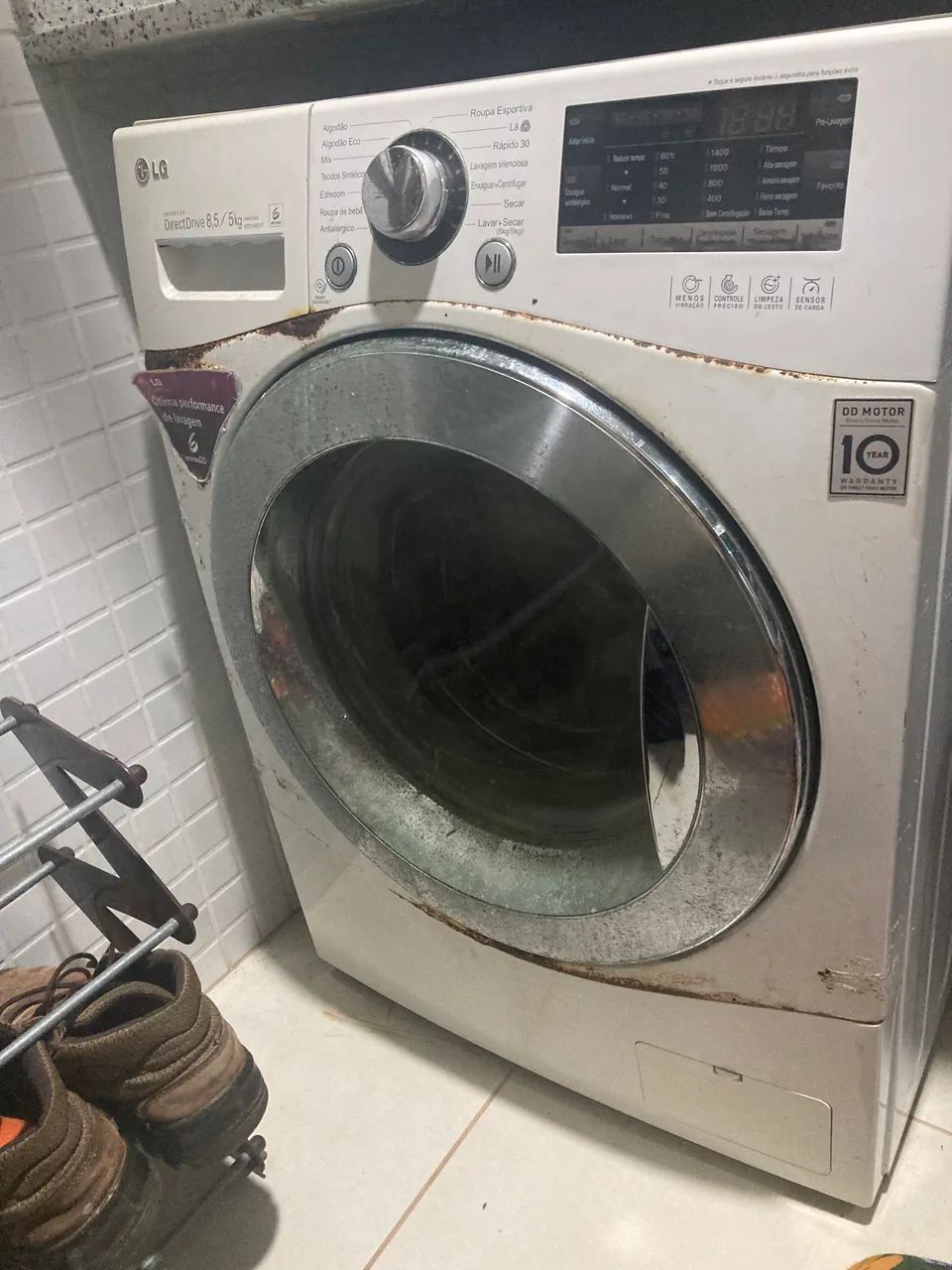 Máquina de lavar LG Lava e Seca quebrada - Máquinas de Lavar e ...