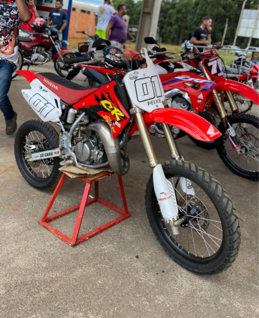 Motos HONDA CR 125 no Brasil