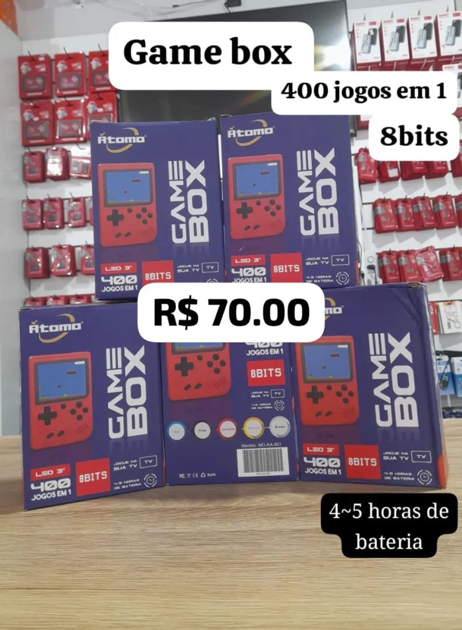 "game box" no Brasil