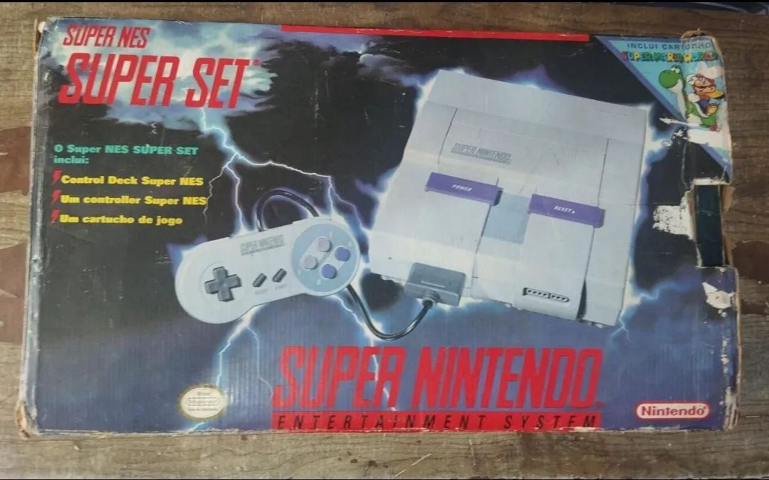 Super Nintendo SNES Super Set Super Mario World - Consoles de Vídeo ...