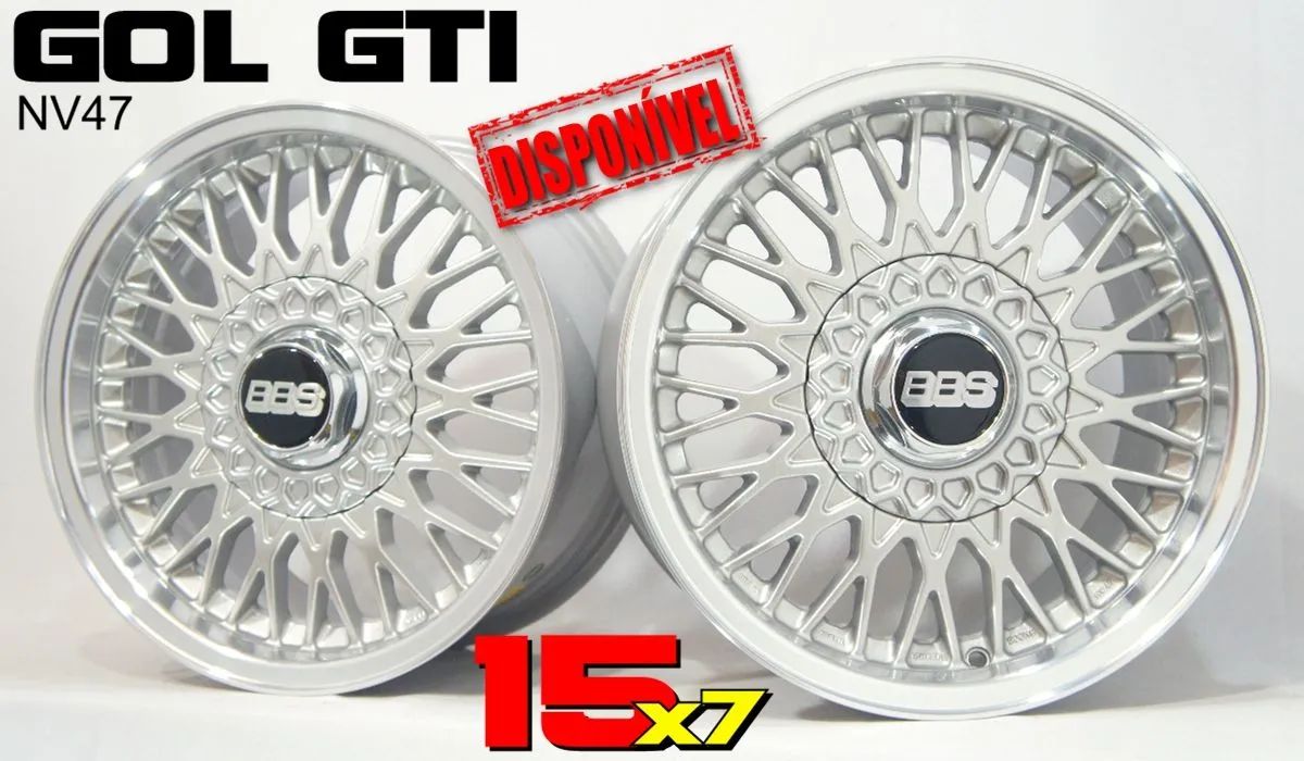 Rodas BBS 15x7 Gol GTI NV47 - Carros, vans e utilitários - Jardim ...