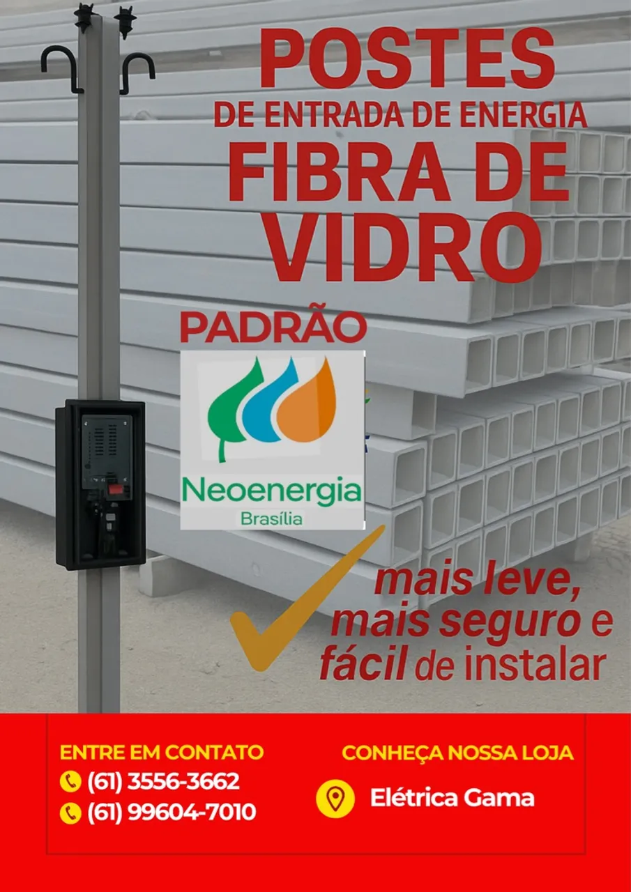 "poste padrao energia" - Instalações Elétricas e Hidráulicas no Brasil