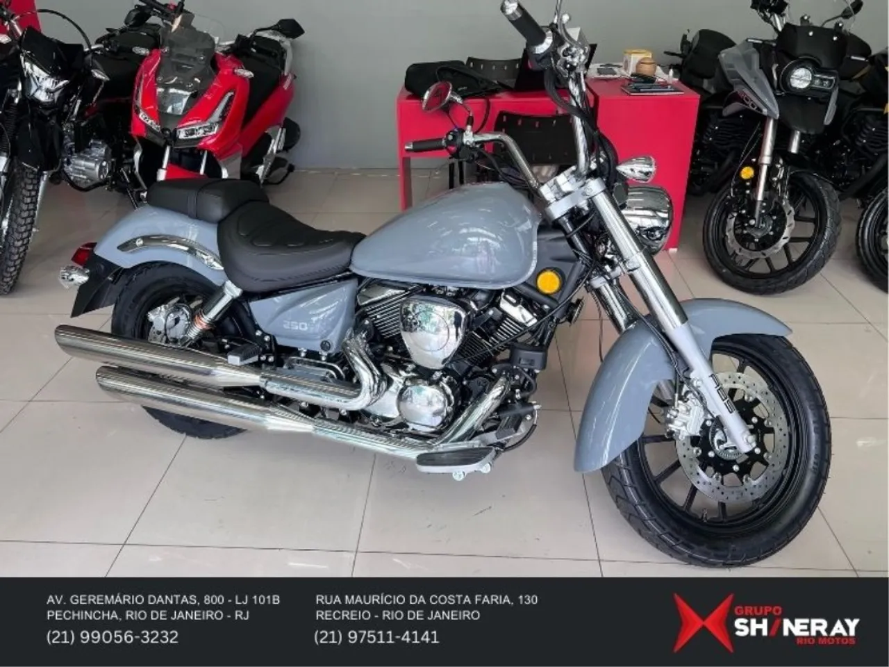 Motos SHINERAY DENVER 250 no Brasil