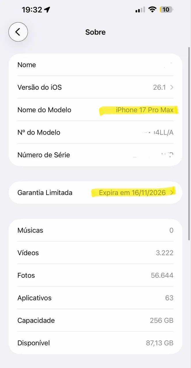iPhone 17 Pro Max - 256gb - Celulares e Smartphones - Miramar, João ...