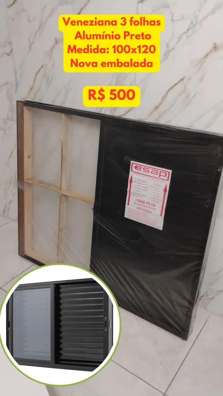 Vitrô Janela Veneziana - Portas e Janelas - Peruíbe 1505184860 | OLX