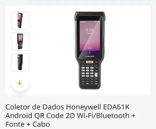Coletor de Dados Honeywell EDA 61K Android Qr Code 2D WI-FI/ BLUETOOTH - Celulares e Smartphones ...