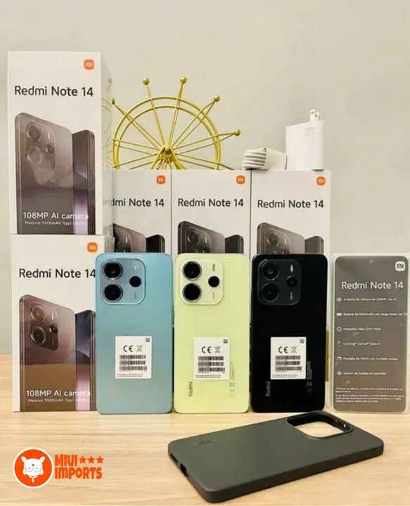 XIAOMI REDMI NOTE 14 6R/128 E 8R/256GB - Celulares e Smartphones - Centro, Arapiraca 1375574087 ...