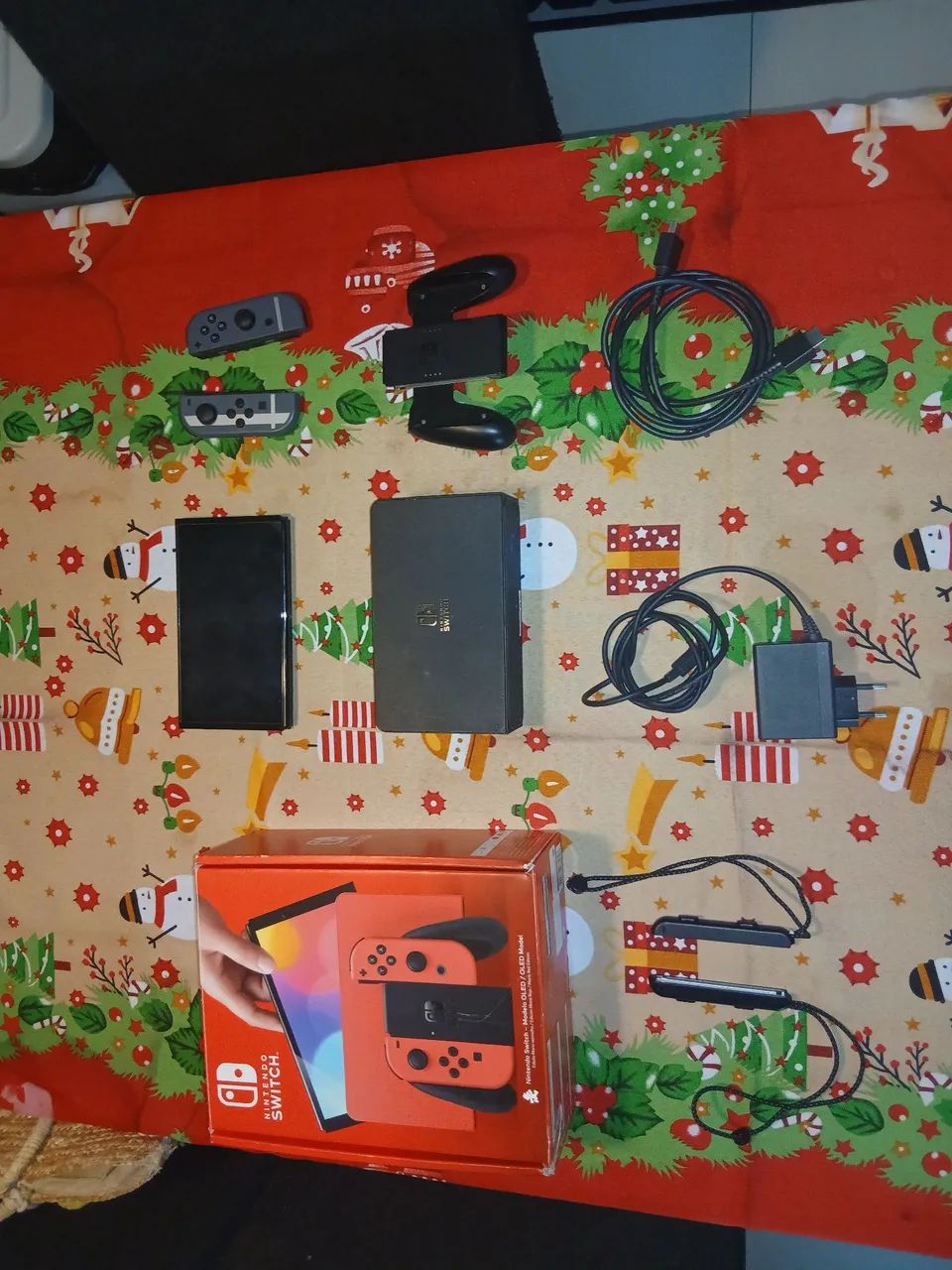 Nintendo Swich Oled Desbloqueado edição especial Super Smash Bros ...