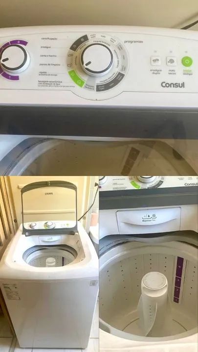 Maquina consul 11kg - Máquinas de Lavar e Secadoras - Barra Olímpica ...