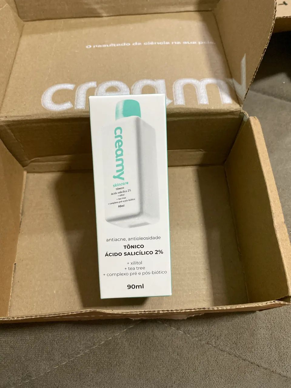 Tônico de ácido salicílico Creamy - Beleza e Cuidados Pessoais ...