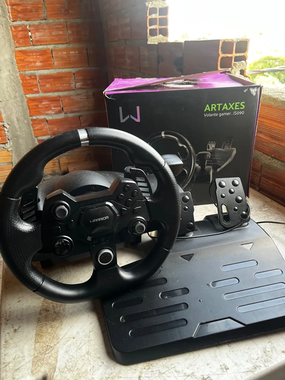 "volante gamer" - Peças e Acessórios de Vídeo Game no Brasil