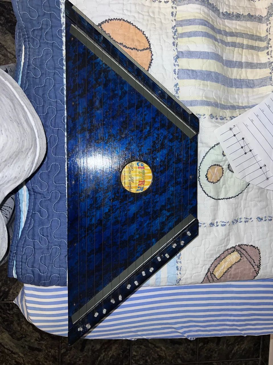 Cítara Mini Harpa Azul - Instrumentos musicais - Jardim São João (Zona ...