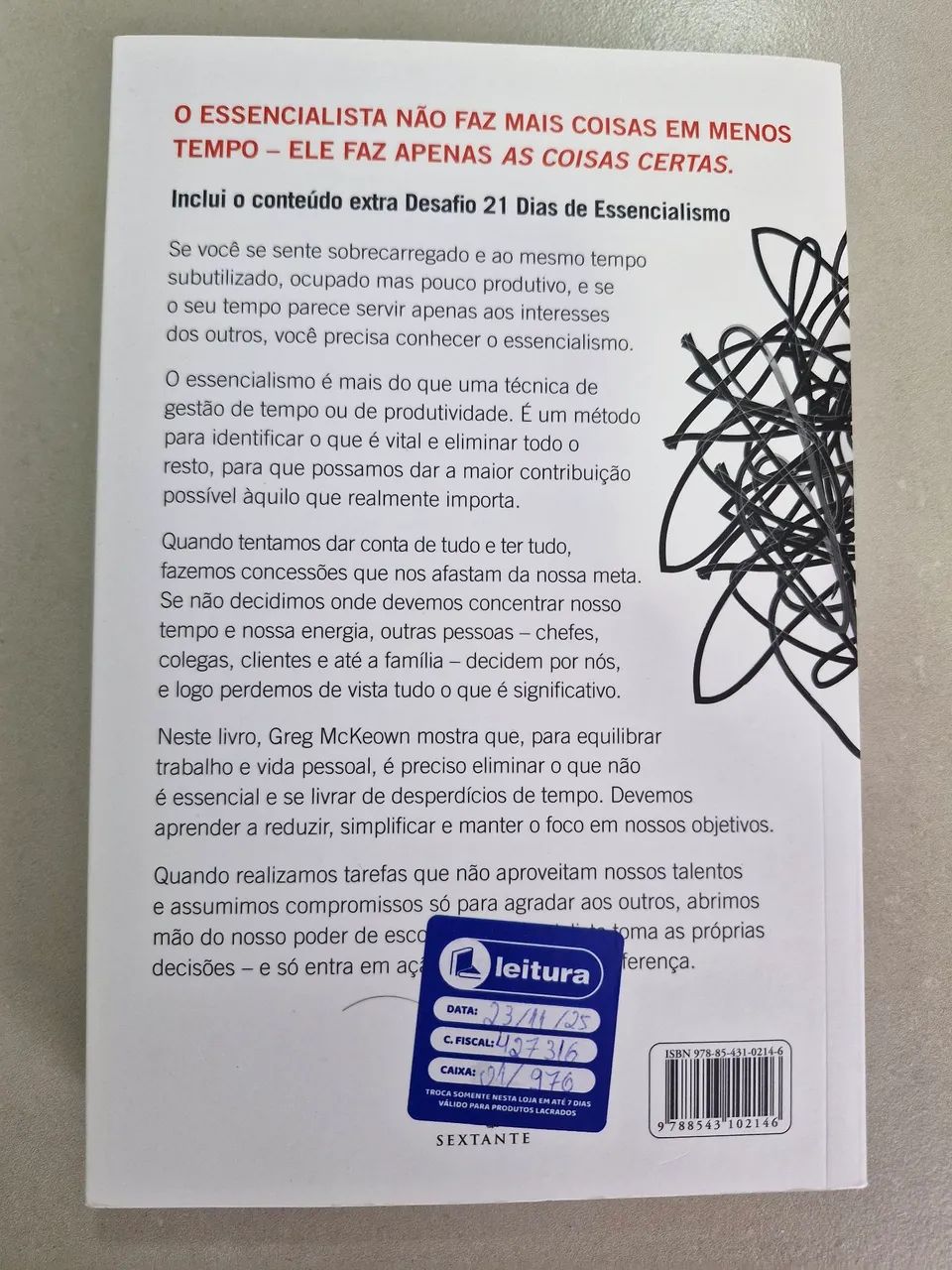 Essencialismo - Greg McKeown - Livros e revistas - João Paulo ...