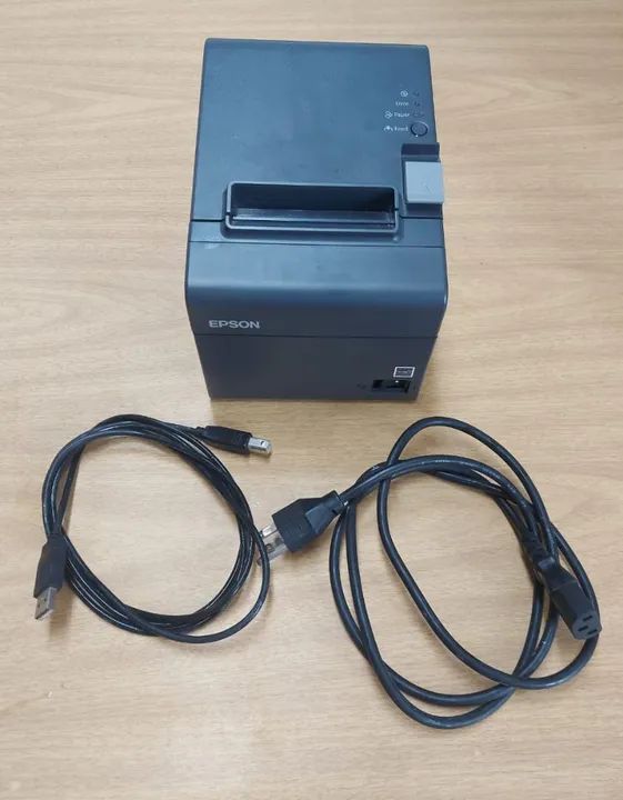 Impressora Térmica Epson TM-T20 com cabo USB e cabo USB TIPO B - Periféricos e Acessórios de ...