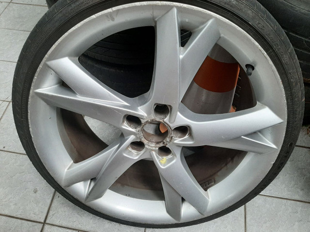 Roda aro 19 Audi Rs7 Prata Potenza A3 5x100 - Carros, vans e utilitários - Jardim Caravelas, São ...