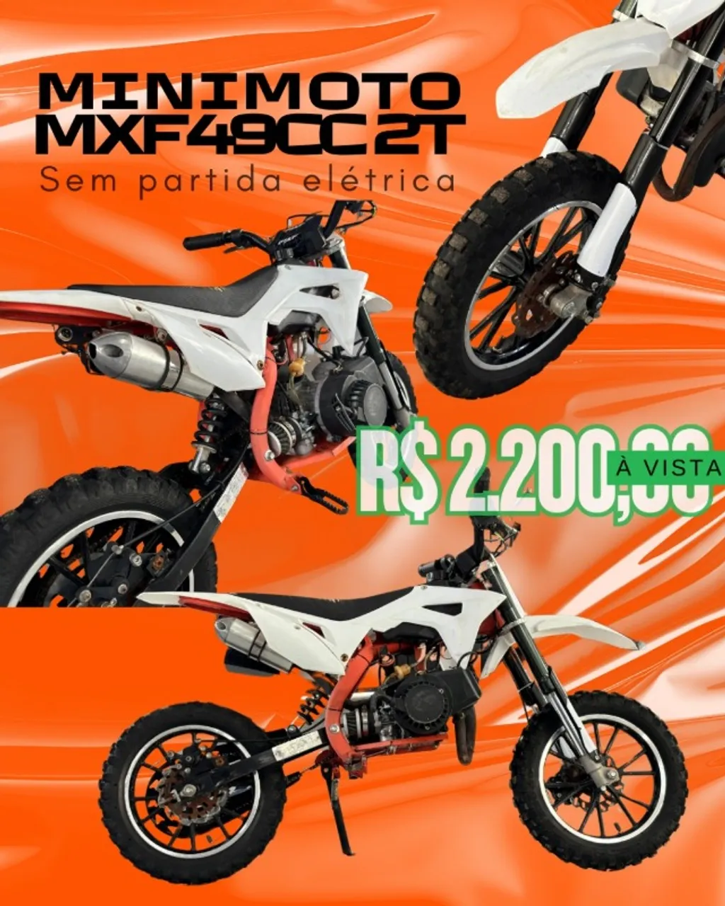 "mini moto 49cc" no Brasil