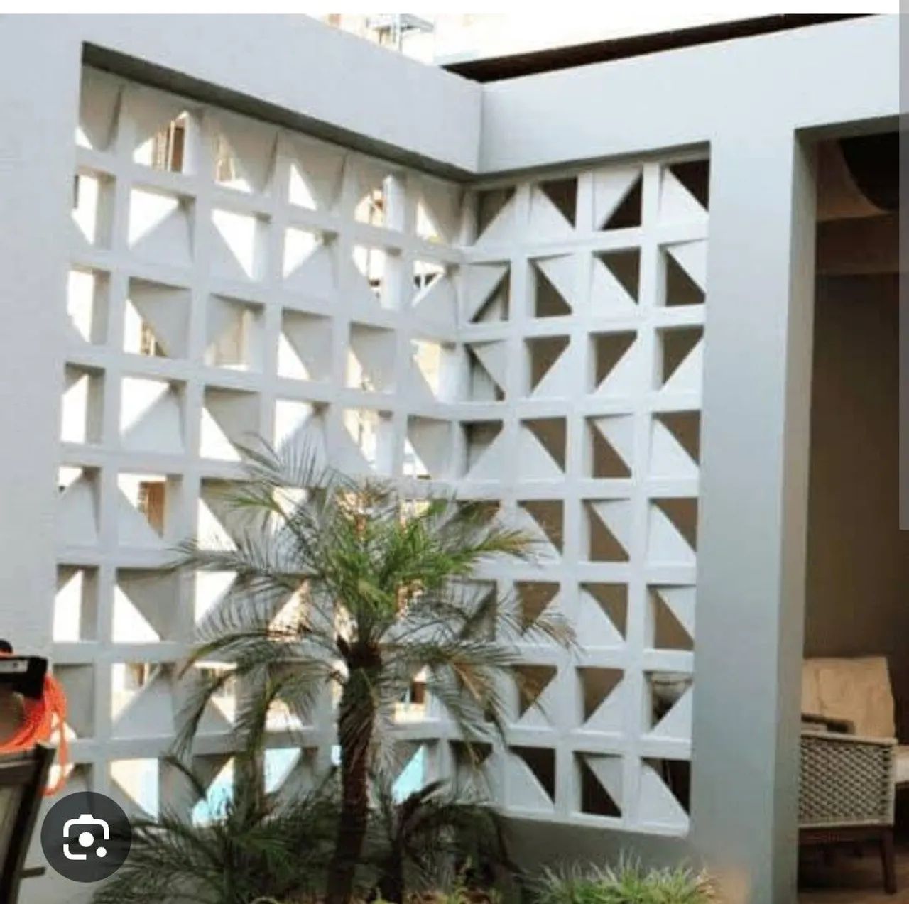 Cobogó Triângulo Veneziana Simples