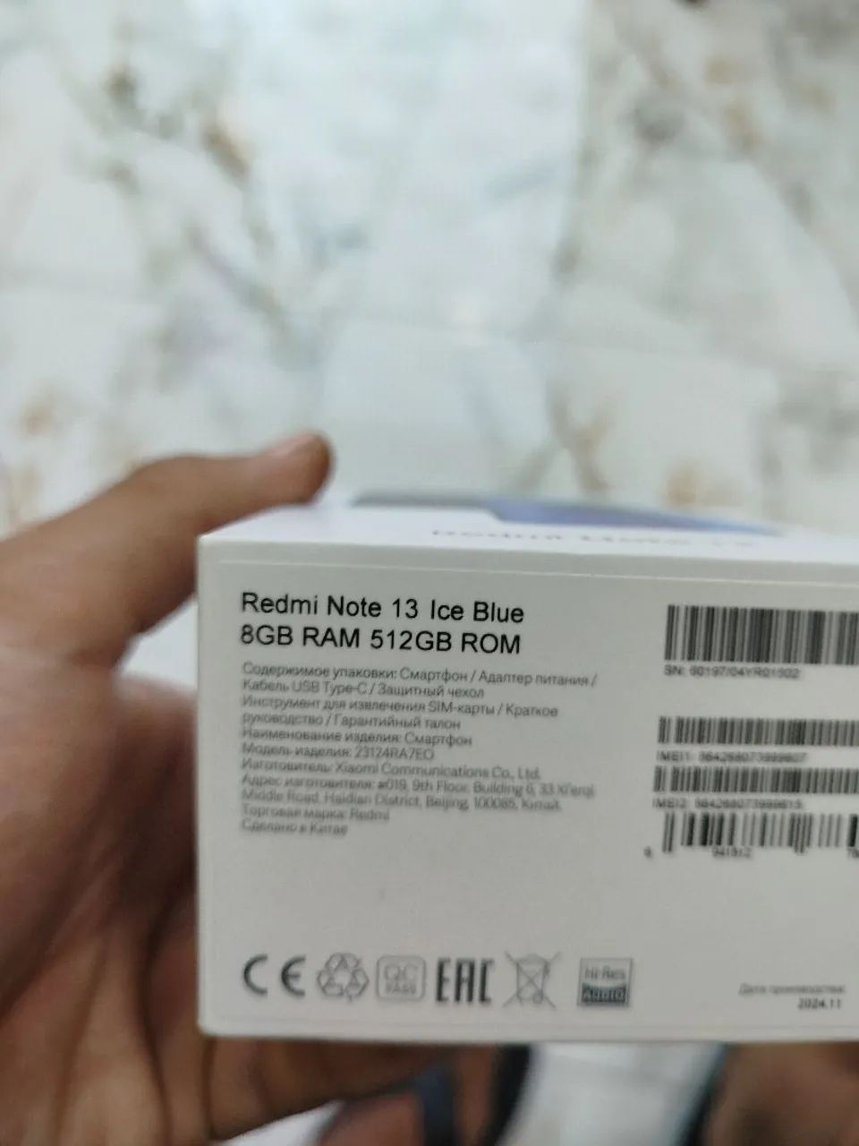 Redimi note 13 Ice Blue 8 GB RAM 512 GB ROM - Celulares e Smartphones ...