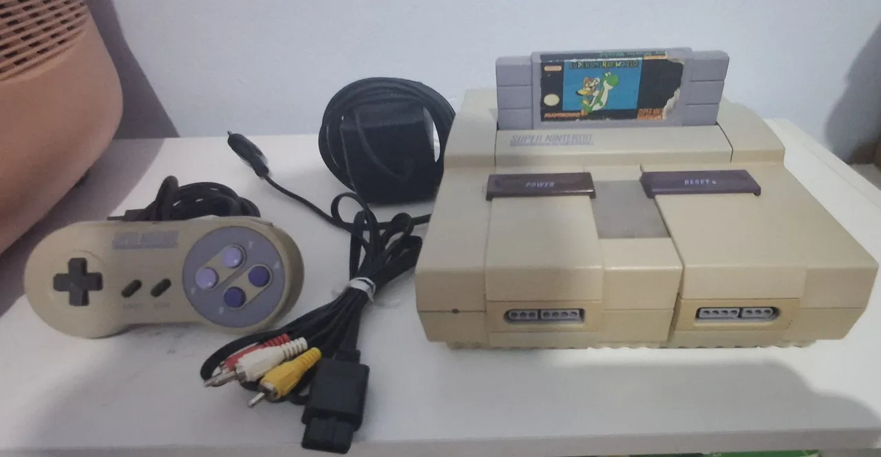 "super nintendo original" no Brasil