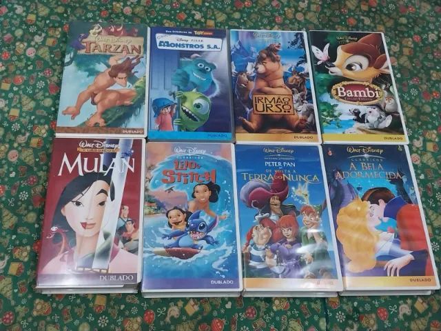 8 Fitas VHS Originais Disney - DVD, Blu-Ray e Vídeo Cassete - Estrela e Kanashiro, Araraquara ...