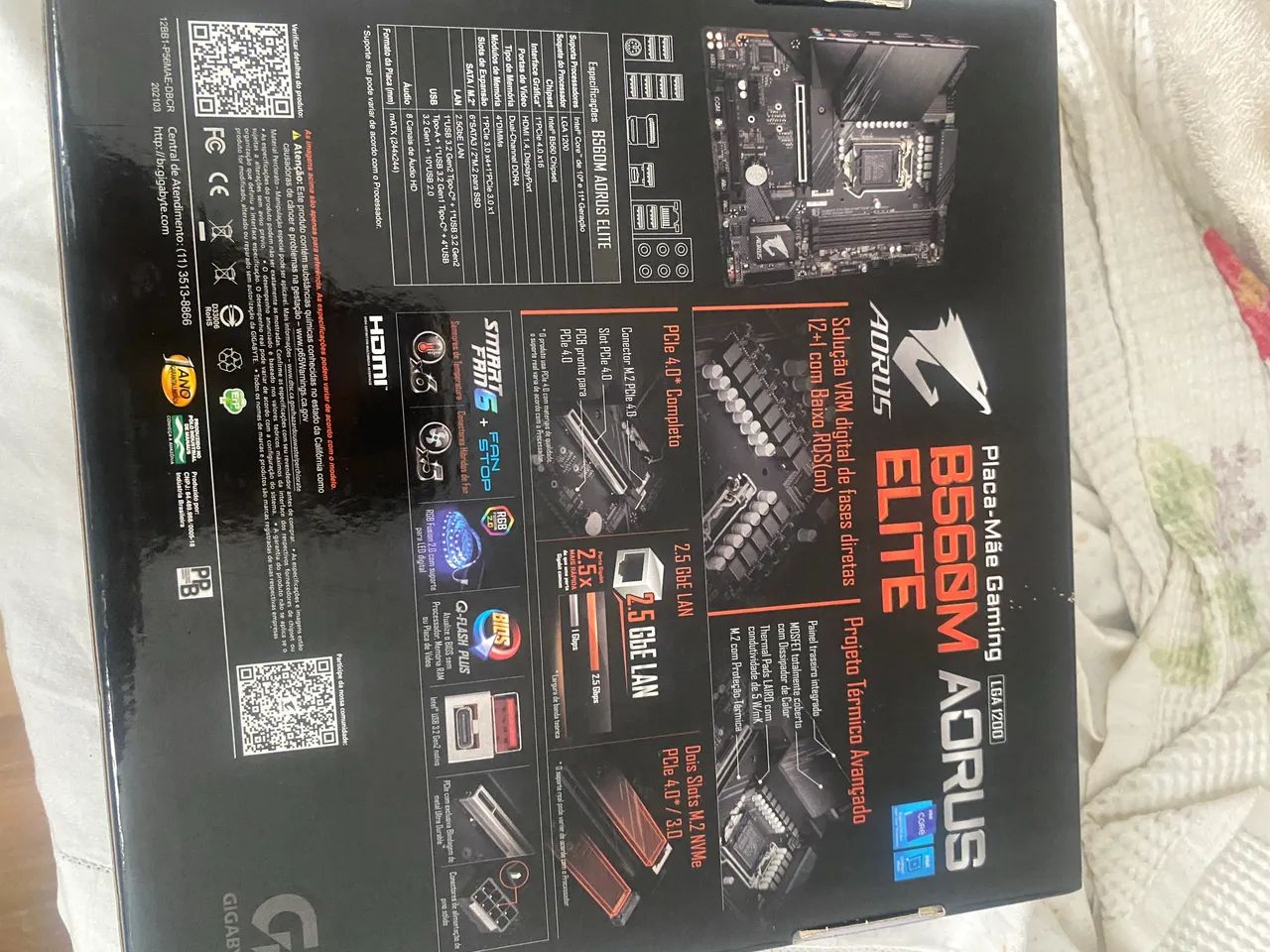 Placa Mãe Aorus B560M Elite - Peças de Hardware - Copacabana, Rio de ...