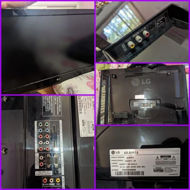 "tv lg 42lb9rta" no Brasil