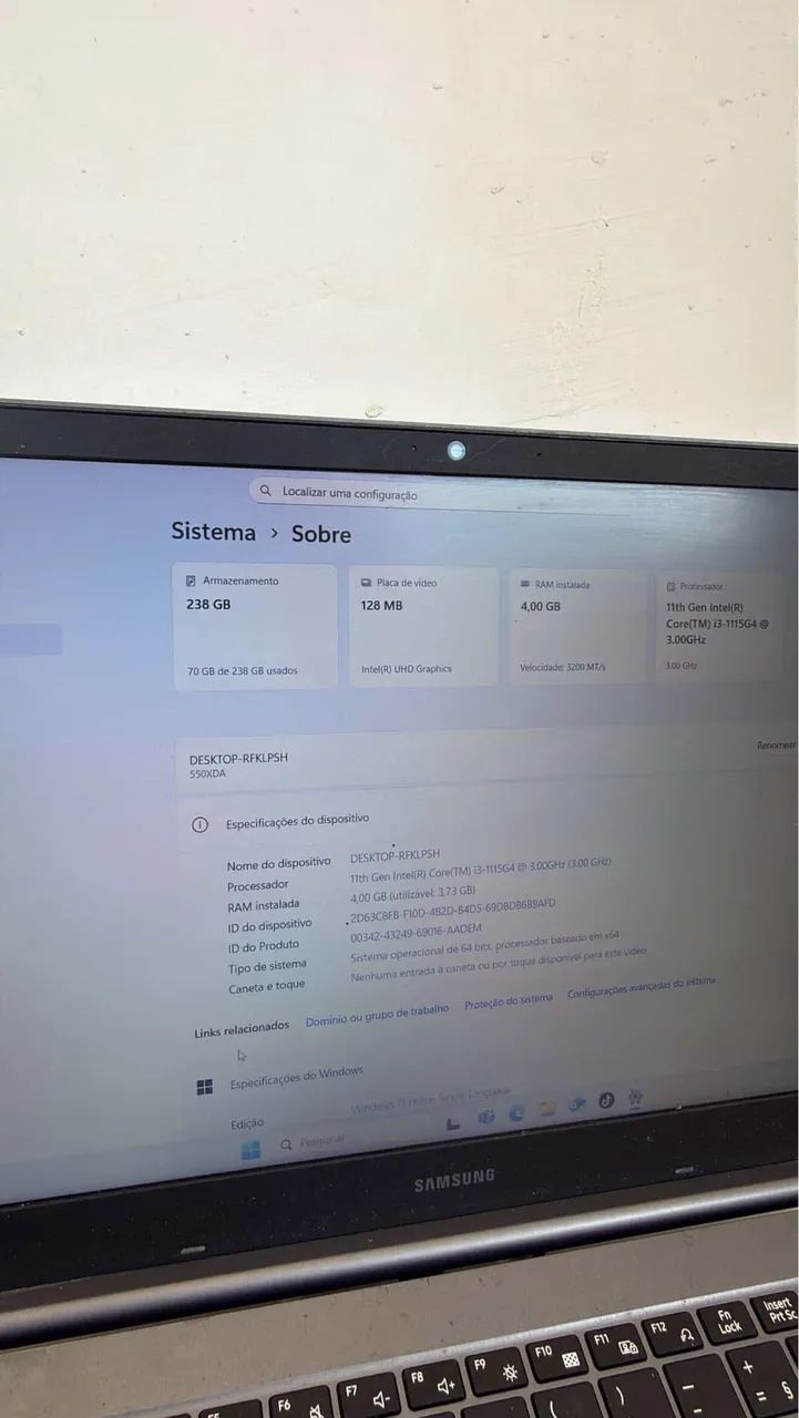 Notebook Samsung book - Notebooks - Lagoa Azul, Natal 1464661080 | OLX