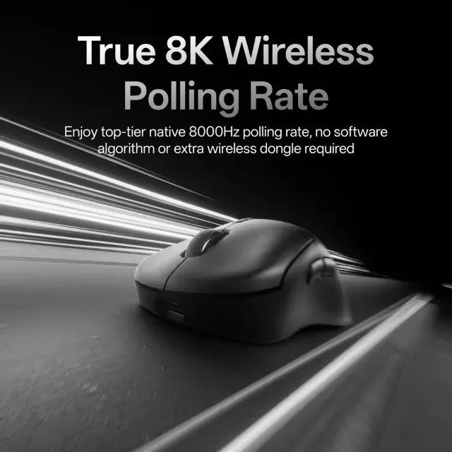 Mouse Gamer Rapoo VT3 MAX Gen-2 8K Sem Fio PAW3950 - Dock de ...