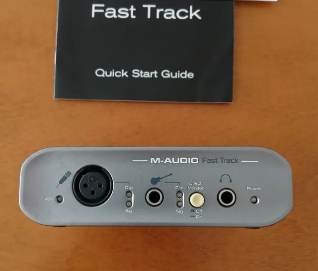 Interface de Audio M-Audio Fast Track MKII 24bits 2x2 - Equipamentos e ...