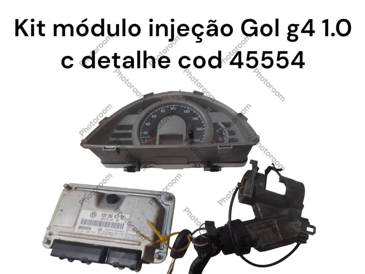 Kit módulo injeção Gol g4 1.0 c/ detalhe cod 45554 - Peças para carros ...