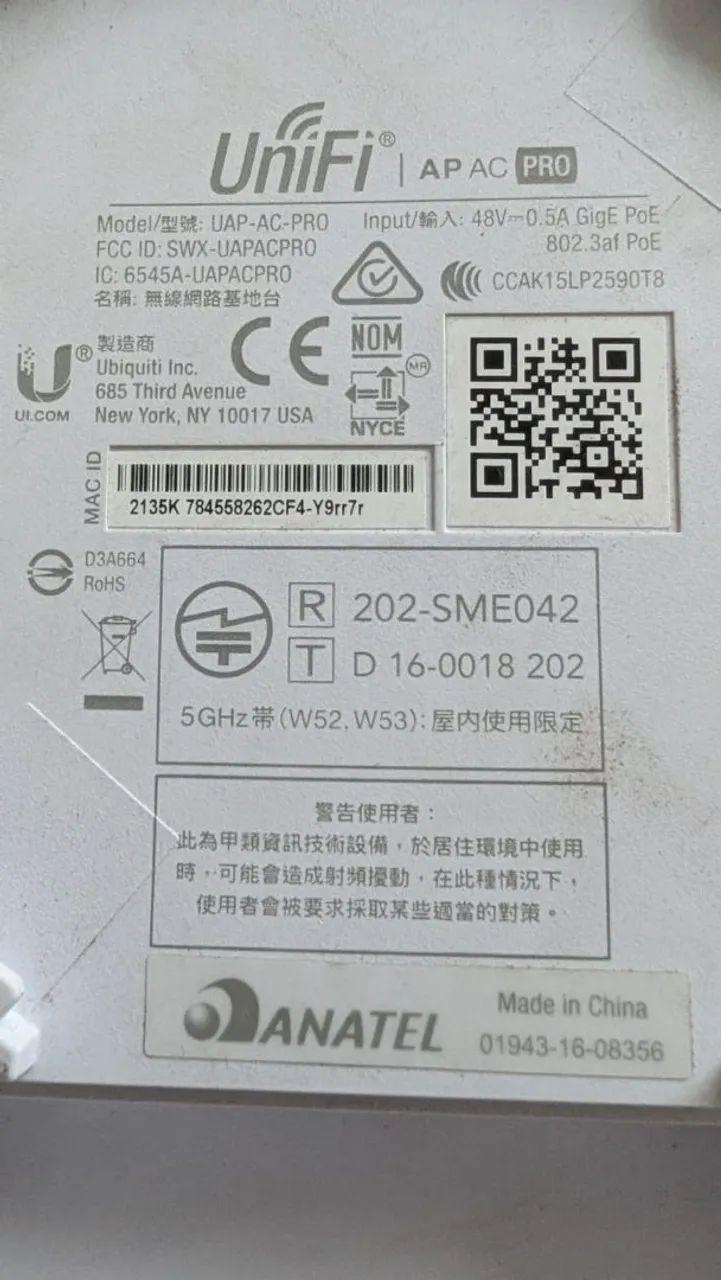 Access Point Ubiquiti UniFi AP AC Pro (UAP-AC-PRO) - Dual Band 2,4/5GHz ...