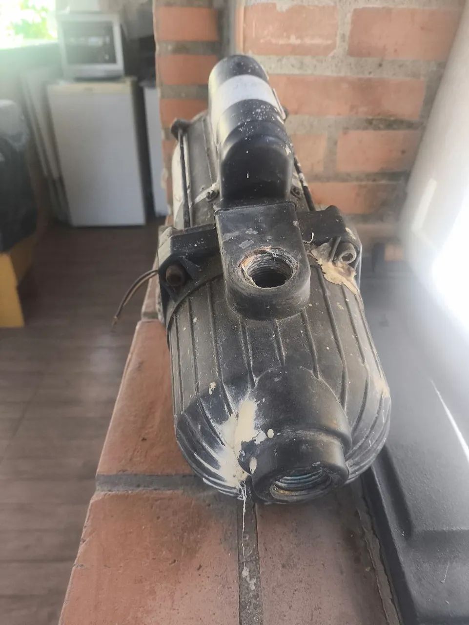 Bomba D'água Dancor 1/2C Monofásico Autoaspirante usada funcionando ...