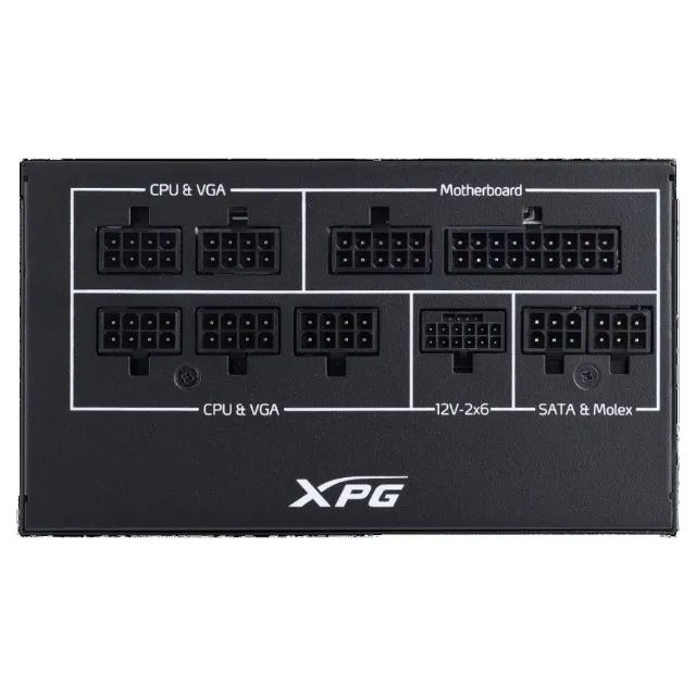 FONTE XPG CORE REACTOR II VE 850W 80 PLUS GOLD MODULAR PFC ATIVO PRETO ...