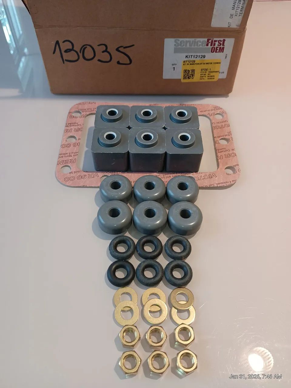 TRANE 12129 - KIT MOTOR TERMINAL COMPRESSOR PARAFUSO - Ar-condicionados ...