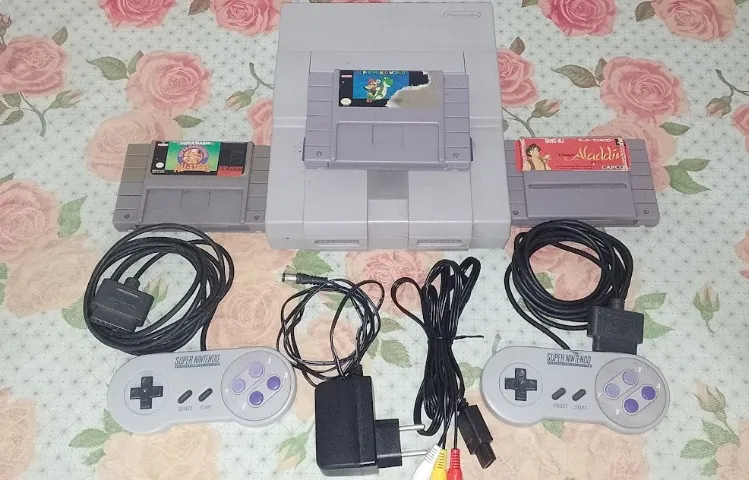 "super nintendo antigo" no Brasil