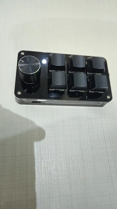 Mini USB Macro Custom Keyboard mecânico, 7 teclas - ótimo estado ...