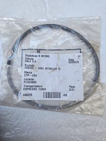 Escavadeira carregadeira trator esteira caterpillar anel oring novo ...